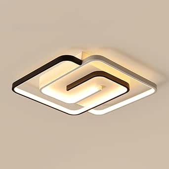 Jadssox Modern Led Ceiling Light Square Design 3000K-6000K Dimmable LED ...