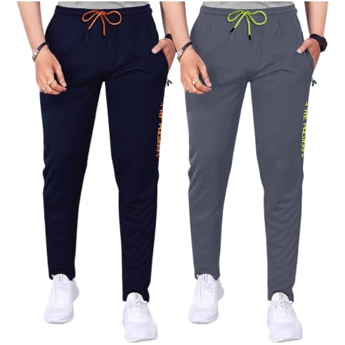 Pinkmint Combo Track for Men Lycra with Pocket for Gym, Tracking, Toga ...