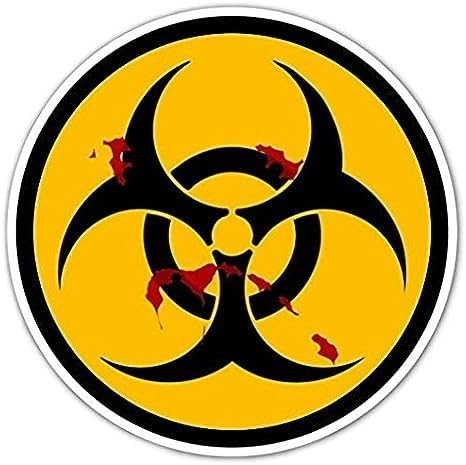 Amazon.com - Biohazard Sign Blood Spatter Vinyl Decal Bumper Sticker