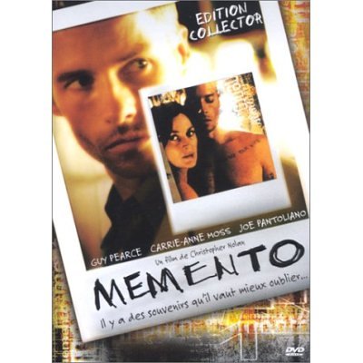 Memento [Francia] [DVD]: Amazon.es: Guy Pearce, Carrie-Anne Moss, Joe Pantoliano, Mark Boone ...