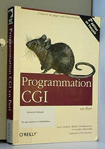 Amazon.com: Programmation CGI en Perl, 2e édition: 9782841770984 ...