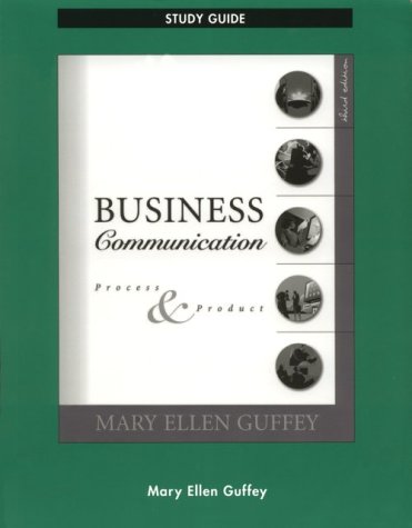Amazon.com: Business Communication: Process and Product: 9780324013757 ...