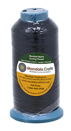 Snapklik.com : Tex 70 Bonded Nylon Thread For Sewing - 1500 YDs T70 ...