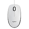 AmazonBasics 3-Button USB Wired Mouse Black