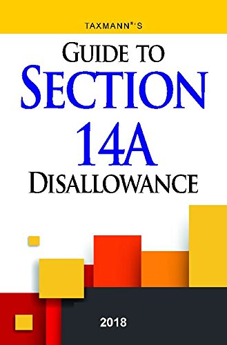 Buy Guide to Section 14A Disallowance (2018 Edition) [Paperback ...