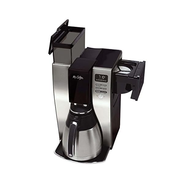 Mr. Coffee Coffee Maker, Programmable Coffee Machine with Auto Pause ...