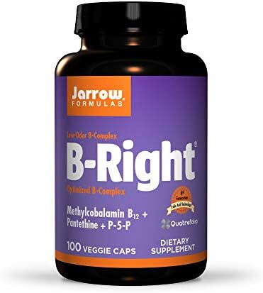 Amazon.com: Jarrow Formulas B-Right - Low-Odor Vitamin B-Complex ...