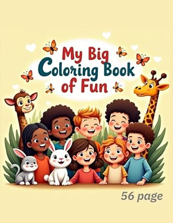 Amazon.com: My Big Coloring Book of Fun: Designed for Children with ...