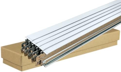 10x Suspended Ceiling Grid Component, White Cross Tee Section 600mm x ...