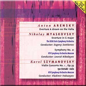 Arensky - Overtude A dream on the Volta - Myaskovsky - Overture in G ...