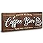Amazon.com: Woodamore Coffee Bar Signs for Wall Decor - Vintage Coffee ...