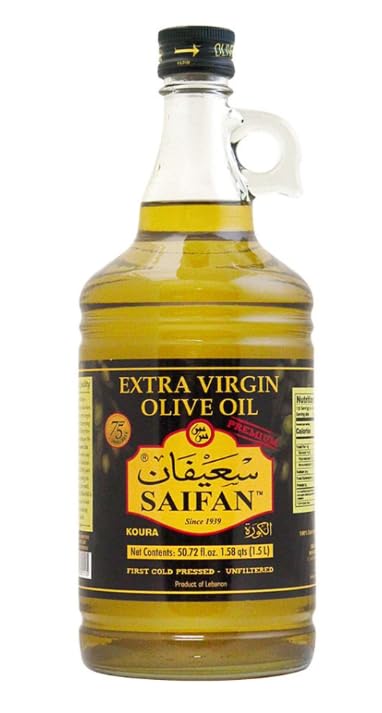 Amazon.com : Saifan Extra Virgin Olive Oil 50 fl.oz. (1.5 Litter ...