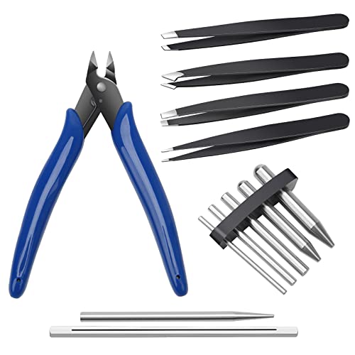 12Pcs Metal DIY Model Tool Sets, Windspeed Metal Model Kits Tools with ...