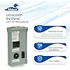 MIDWEST U055C010P 50-20 Amp Gfi Service • RV Power Outlet Panel • 20A ...