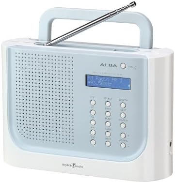 Alba TRDAB2820 - Portable DAB Radio with FM - White/Blue : Amazon.co.uk ...