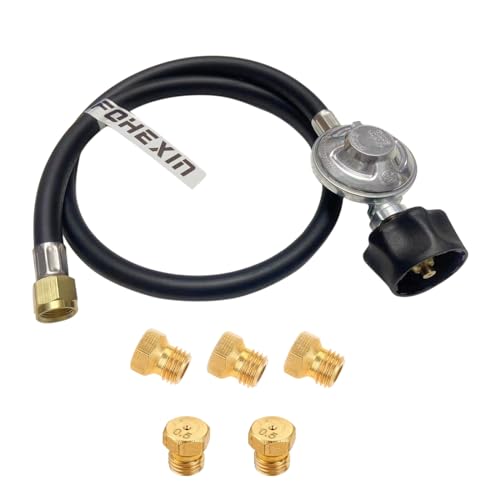 FOHEXIN 3FT Universal QCC1 Low Pressure Propane Regulator Hose,23080901 ...