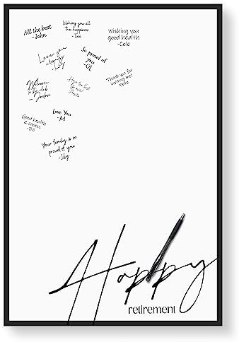 Amazon.com: Karto Retirement Signature Board for Party - Party Supplies ...