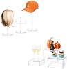 Amazon.com: Hat Display Stands, 3 Sets 8" 13" 16" Adjustable Height ...