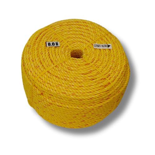 Greenzneed® 8 MM Nylon Rope, Braided Twisted Cord Twine Rope String for ...