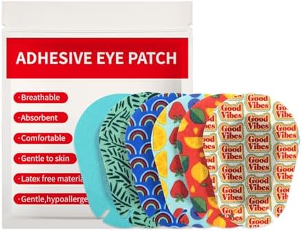 Amazon.com: Siifert 48 Pcs Adhesive Eye Patches for Kids Girl Patches ...
