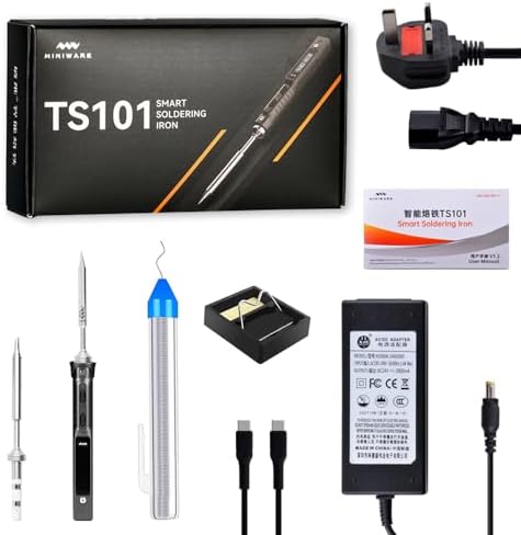 TOOLSAVING TS101 Soldering Iron TS100 Upgraded 90W PD 65W DC Pocket ...