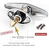 Trash Chute T Handles and Laundry Chute Door Latch kit with V Spindle ...