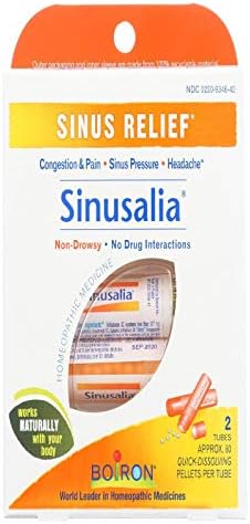 Amazon.com: Boiron Sinusalia Pellets, 2 Tubes : Health & Household