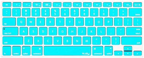 Amazon.com: Kuzy - Teal / Turquoise HOT Blue Keyboard Silicone Cover ...