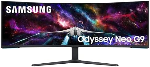 Samsung 49" (124 cm) Odyssey G9 Curved Gaming Monitor|Dual QHD 5120 x ...