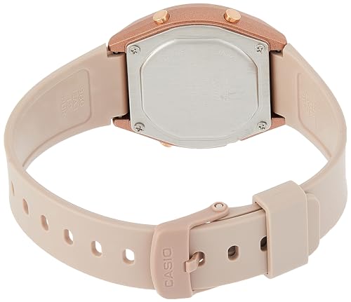 Casio Vintage LW-204-4ADF Rose Gold Digital Dial Pink Resin Strap D213 ...