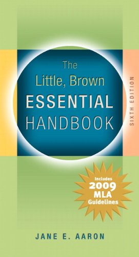 Amazon.com: The Little, Brown Essential Handbook: Includes 2009 MLA ...