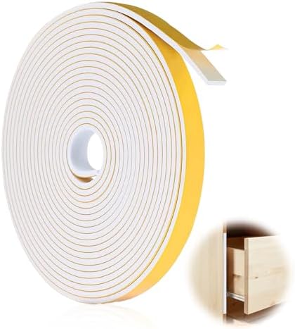 Weatherproof Draft Excluder Seal Strip - Self Adhesive Foam Rubber Seal ...