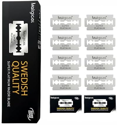 Amazon.com: Gentleman Jon 50-Pack Platinum Double Edge Razor Blades ...