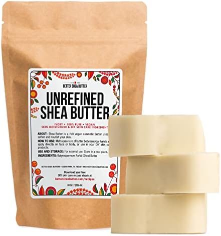 Amazon.com : 3CayG Raw Organic Ivory Shea Butter 5LB Pail Clean Ready ...