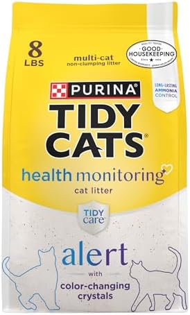 Purina Tidy Cats Tidy Care Alert Health Monitoring Litter with Silica ...