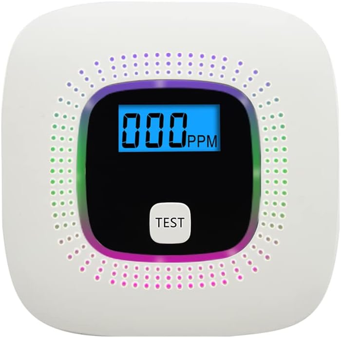 X-Sense Détecteur de Monoxyde de Carbone avec Batterie Échangeable et l ...