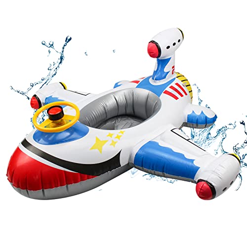 Snapklik.com : Baby Float Inflatable Airplane - Baby Pool Floats