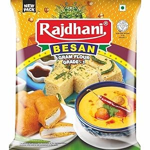 Rajdhani Besan 1 kg | Rajdhani Organic Besan Flour - 100% Pure Chickpea ...