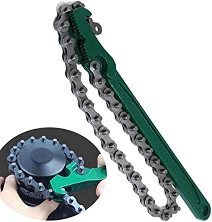 MEC® 9 Inch Heavy Duty Reversible Chain Wrench fits 1.5" to 4.2 ...