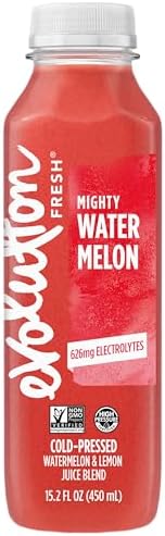 Amazon.com : Evolution Fresh Mighty Watermelon, 100% Cold-Pressed Watermelon & Lemon Juice Blend ...