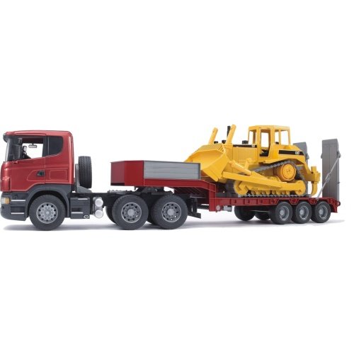 Scania R Series Low loader Truck with CAT Bulldozer- Buy Online in ...