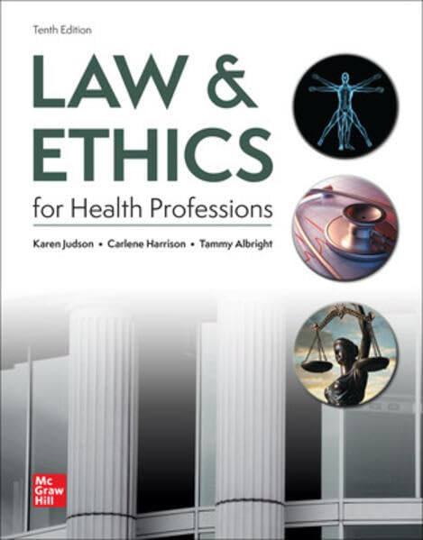 Amazon.com: Connect Access Card for Law & Ethics for the Health ...