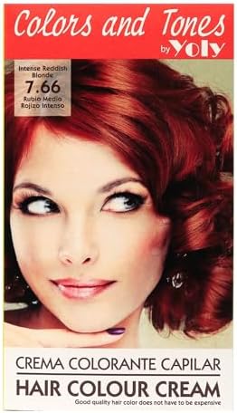 Amazon.com : Yoly Color and Tones Permanent Hair Color Cream - 7.66 ...