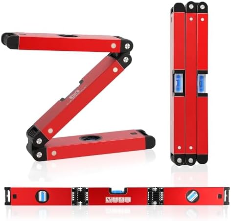 Herron Multi-Angle Magnetic Leveler Tool - 28 inches Foldable, Flexible ...