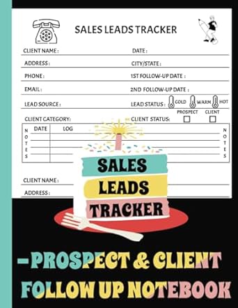 Sales Leads Tracker - Prospect & Client Follow Up Notebook: PRESS, IFFY ...