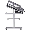 Amazon.com: Adjustable Drawing Desk Rolling Drafting Table Glass Top ...