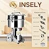 Amazon.com: INSELY Grain Mill Grinder 2000g High Speed Food Grain Mill ...