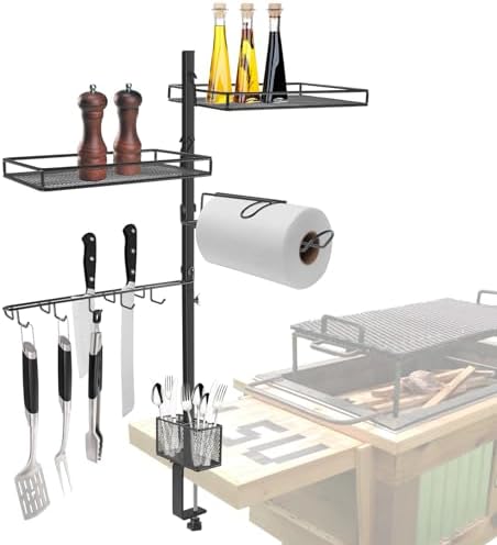 Amazon.com : 5-in-1 Grill Accessories Organizer, Grill BBQ Caddy for ...