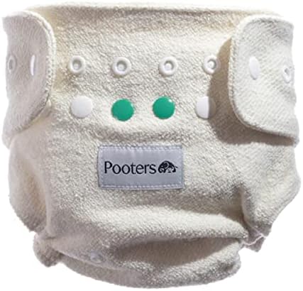 Amazon.com: Pooters Fitted Cloth Diaper Inner, Hemp Overnight Diaper, 2 ...
