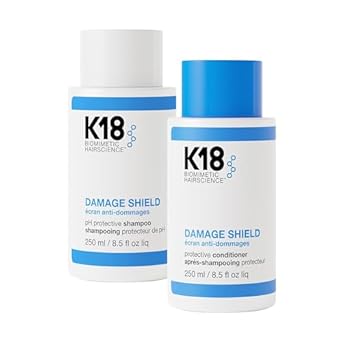 Amazon.com: K18 Damage Shield Shampoo & Conditioner, Smoothing ...